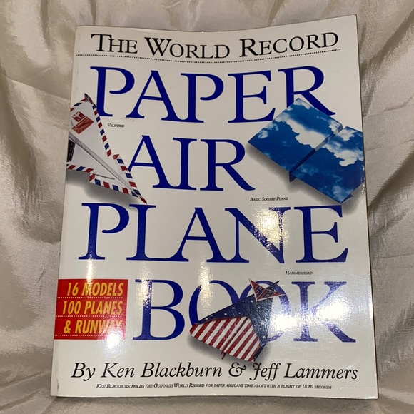 Workman Publishing | Toys | The World Record Paper Airplane Book By Ken ...